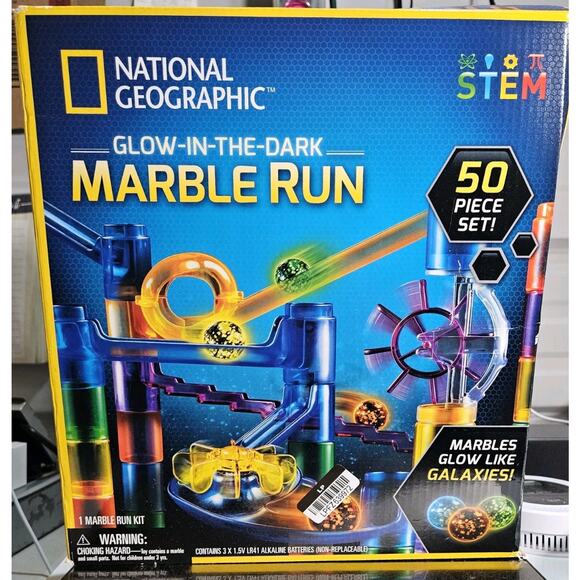 Blue Marble | Toys | New National Geographic Stem Marble Run Activity ...